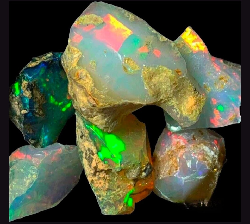Big Size Opal Crystal rough lot, 150 Cts Wholesale Rate Opal Uncut Raw ...
