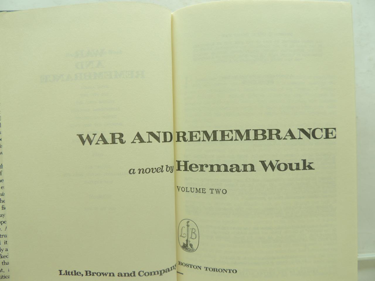 War And Remembrance Herman Wouk Volume 2 B1802 | eBay