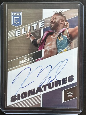 2023 Donruss Elite WWE Kofi Kingston Elite Signatures AUTO ON Card ...