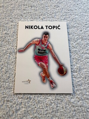 Nikola Topic Limited Edition Future Stock KK Mega Basket Rookie Card 12 ...