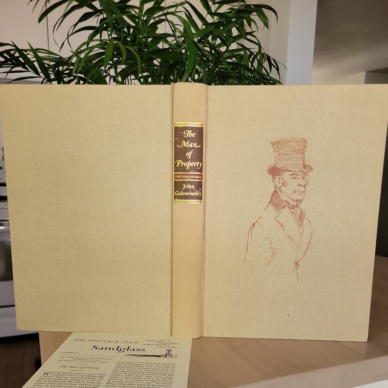 THE MAN OF PROPERTY John Galsworthy HERITAGE PRESS SANDGLASS HARDCOVER ...