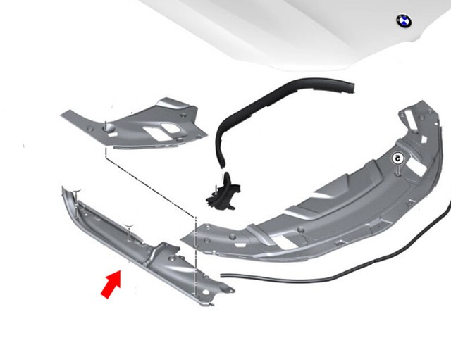 BMW 5 G30 Front Right Side Panel Sealing 51767349606 Genuine for sale ...