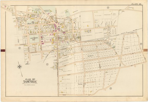 1915 TOWSON BALTIMORE COUNTY MARYLAND ENDOWOOD STATION MONTE MARIA CEM ...