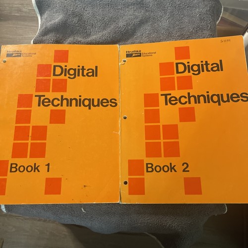 Digital Techniques Books 1 & 2 Set Heathkit Zenith Educational Systems 1978 | eBay