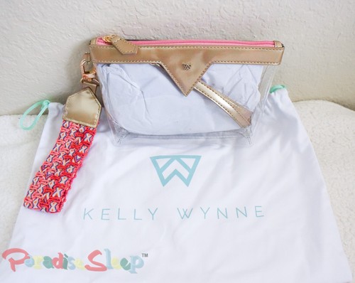*NEW!* Kelly Wynn "Clear Your Way" Wristlet in Champagne | eBay