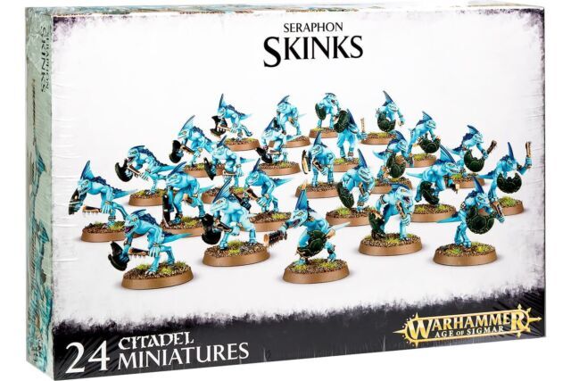 Buy Warhammer Age of Sigmar Seraphon Skinks Set - Pack of 24 Miniatures ...