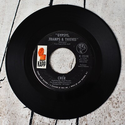 Cher – Gypsys, Tramps & Thieves, 7" Vinyl/45 RPM, Kapp Records, 1971 | eBay