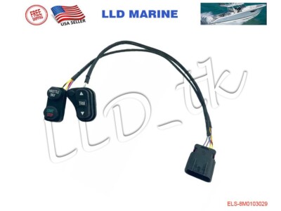 DTS Control Box Tilt Trim Switch Start Stop Mercury Outboard 8M0103029 ...