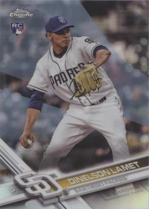 2017 Topps Chrome Update - Dinelson Lamet #HMT37 Refractor /250 (RC ...