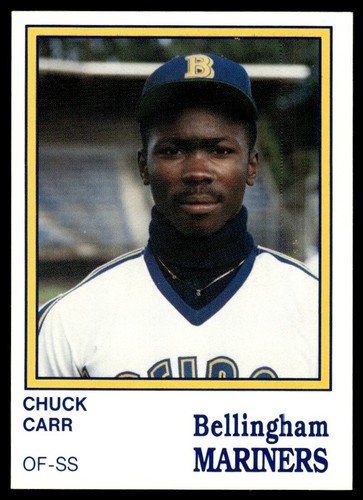 1987 International Sportcard Co Chuck Carr Bellingham Mariners #9 | eBay