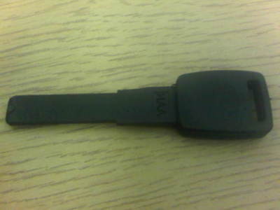 PLASTIC VALET KEY WITH UNCUT BLADE 4 EMERGENCY USE FITS VW VOLKSWAGEN ...