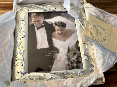 Lenox Opal Innocence Silverplate 8x10 Picture Frame For Wedding Felt ...