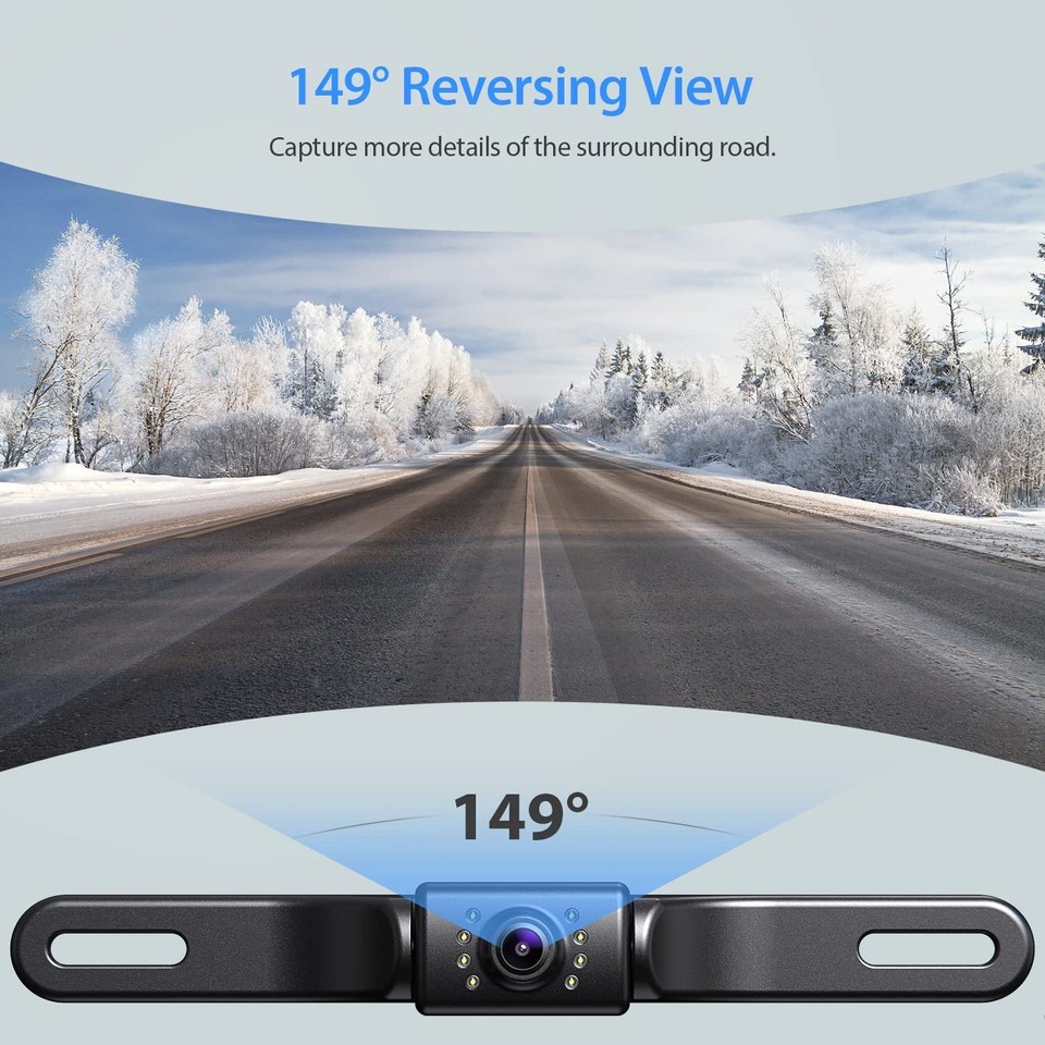 Car Rear View Backup Camera Cars HD Night Vision 4.3" Monitor Back Up ...