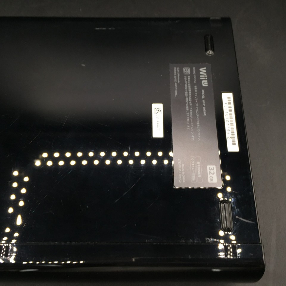 Nintendo Wii U Console System Black 32GB Gamepad Bundle Games set WUP ...