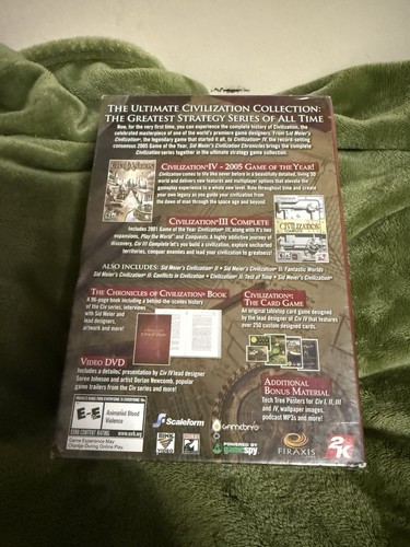 Sid Meier Civilization Chronicles Firaxis Games 2006 Complete Boxed Set PC Game | eBay