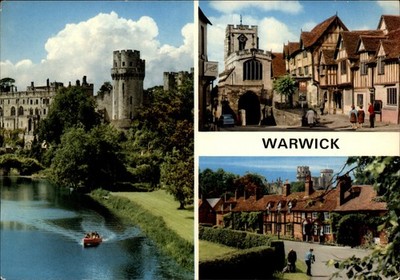 Warwick Castle Warwick England vintage postcard w565 | eBay