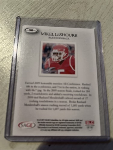 2011 SAGE Hit - #56 Mikel Leshoure (RC) | eBay