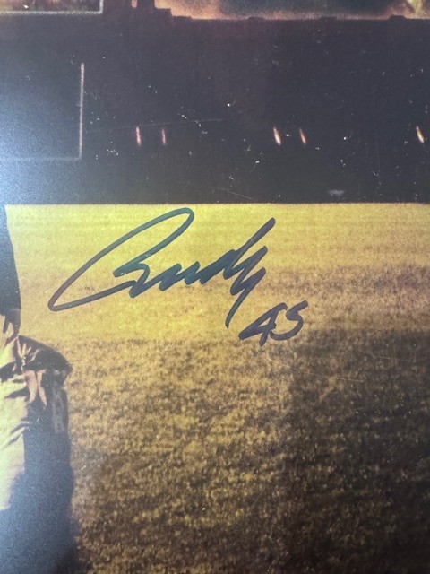 RUDY RUETTIGER SIGNED AUTO 11X17 RUDY MOVIE POSTER FULL QUOTE ...