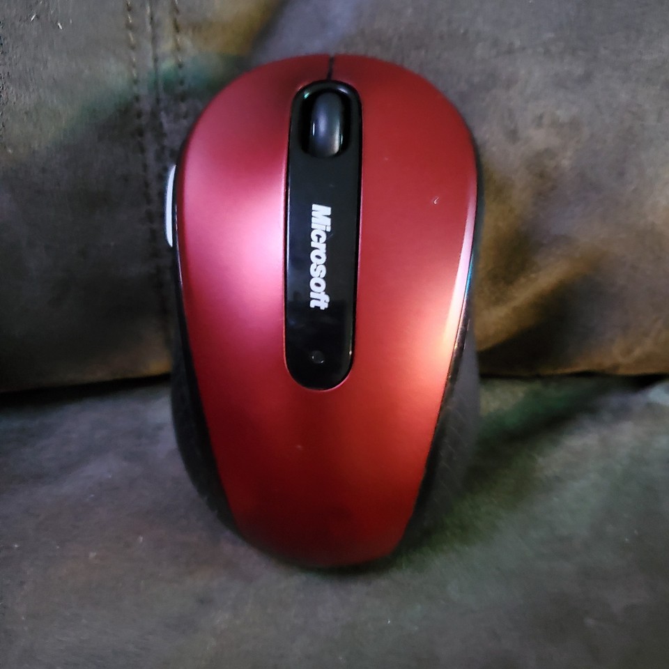 Microsoft Wireless Mobile Mouse 4000 Graphite D5D-00001 Model 1383 No ...