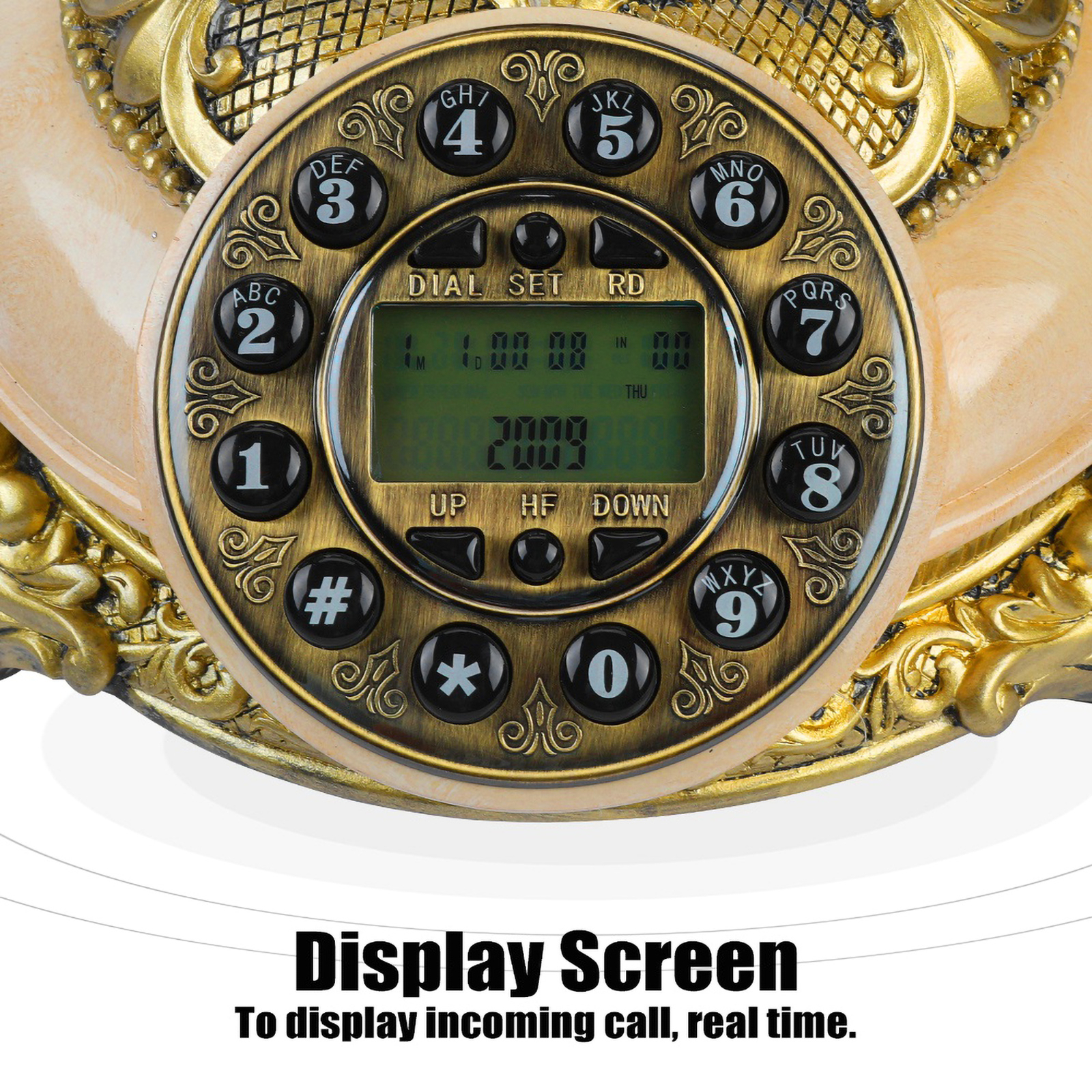 Fsk DTMF Vintage Antique Telephone 38-group Call Records One Button ...