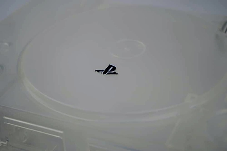 Playstation Emblem reproduction for PS1 Shell (Emblem Only) White | eBay