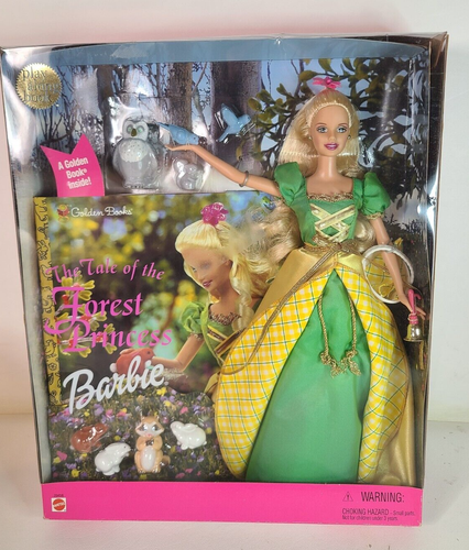 The Tale of the Forest Princess Barbie Doll A Golden Book 2000 Mattel ...