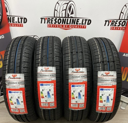 4 X 165 65 15 POWERTRAC 165/65R15 81H BRAND NEW M+S TYRES | eBay