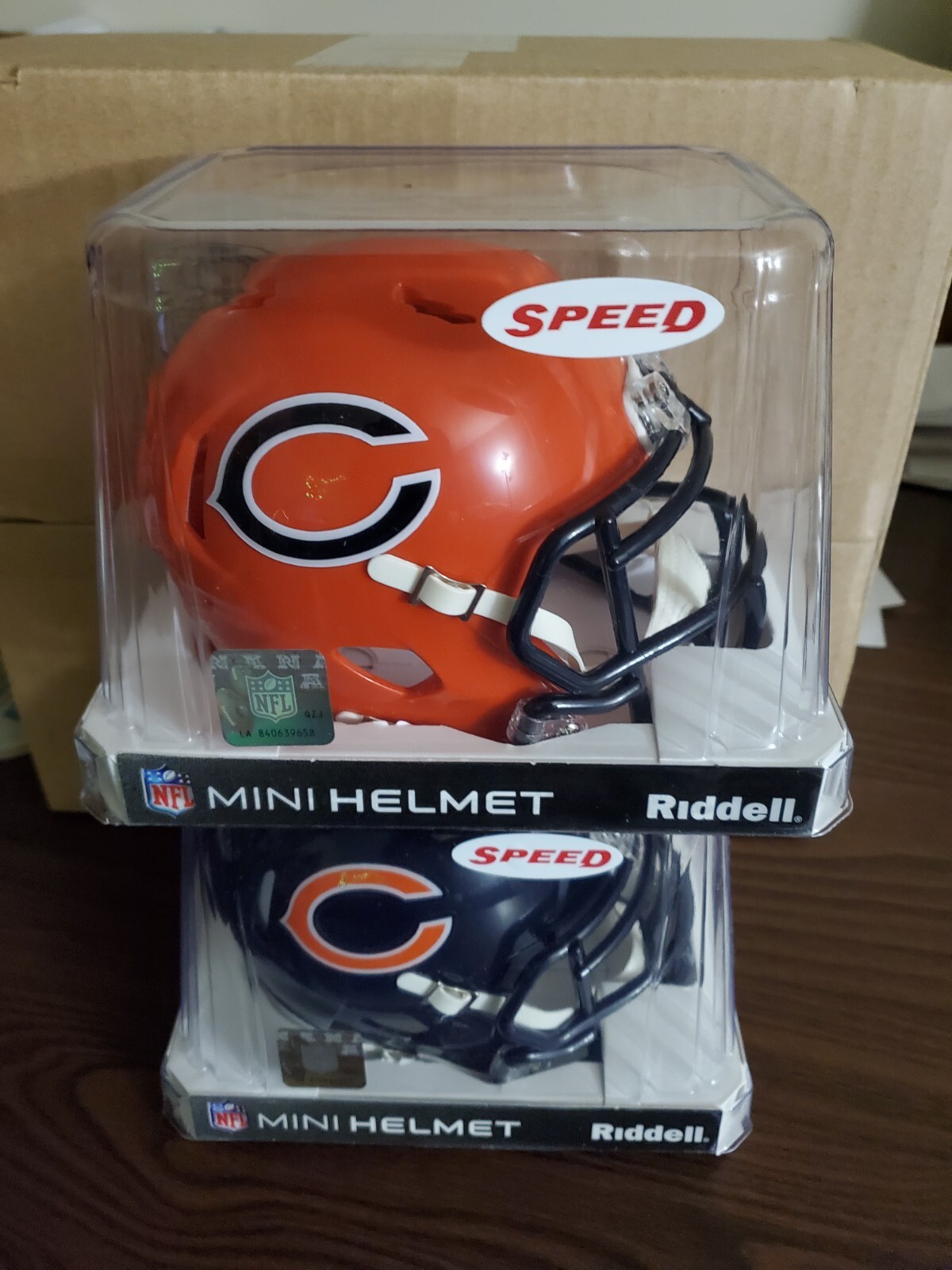 Riddell NFL Speed Mini Helmet Chicago Bears set 95855991146| eBay