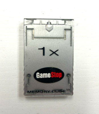 Game Stop - Nintendo GameCube - 1X - Memory Cube - Memory Card Tested ...