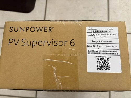 NEW IN BOX: Sunpower Solar PV Supervisor 6 PVS6 Monitoring System | eBay