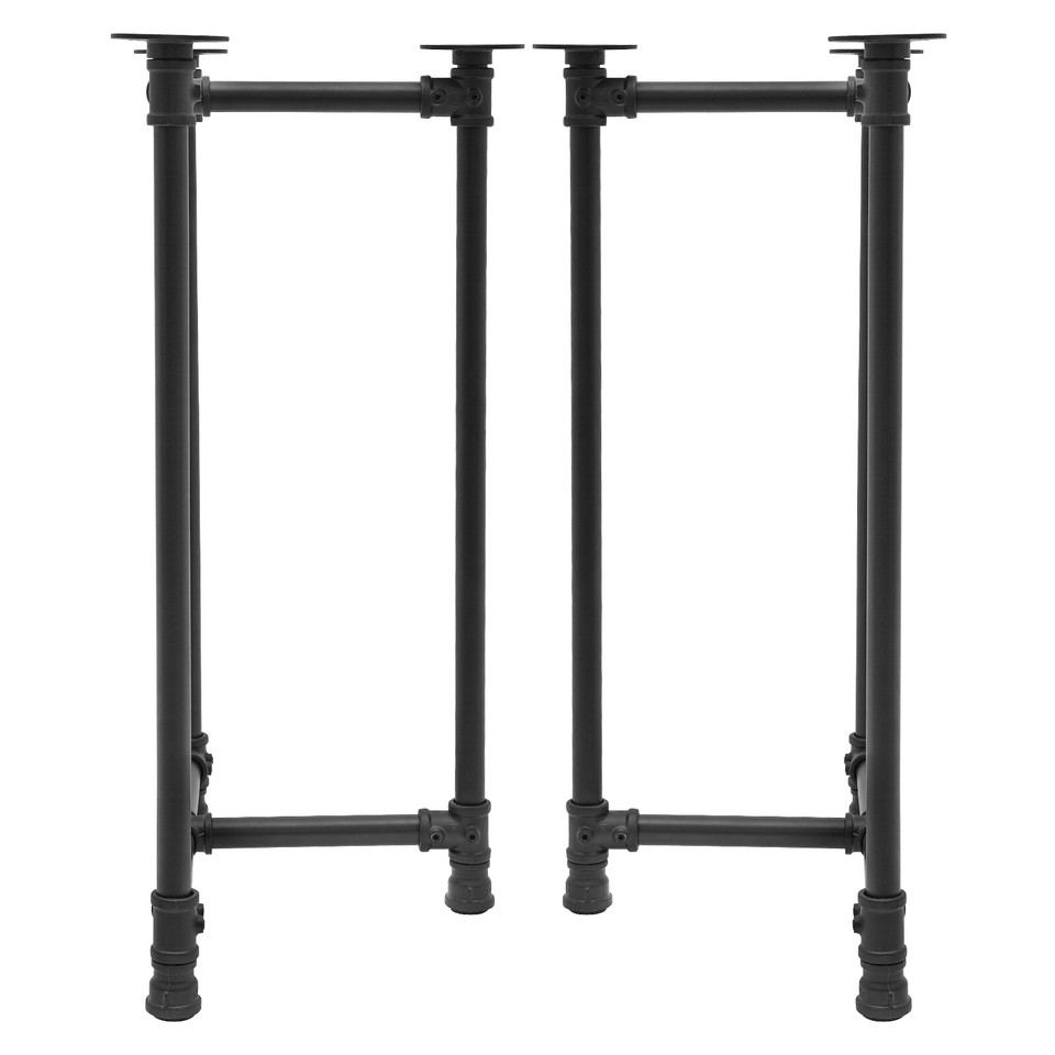 Table Legs Set of 2 Metal Desk Leg 28-Inch Dining Table Legs Industrial ...