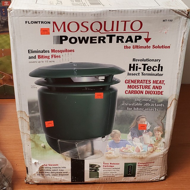 Flowtron Mt-125 Propane Mosquito Power Trap Heat/moisture/carbon ...