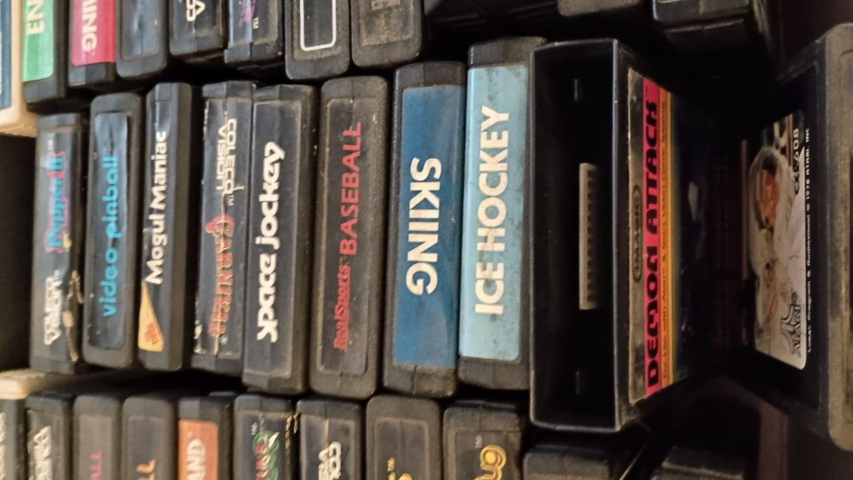 Lot Of 30+ Rare Atari 2600 Games And Assorted Colecovision Games ...