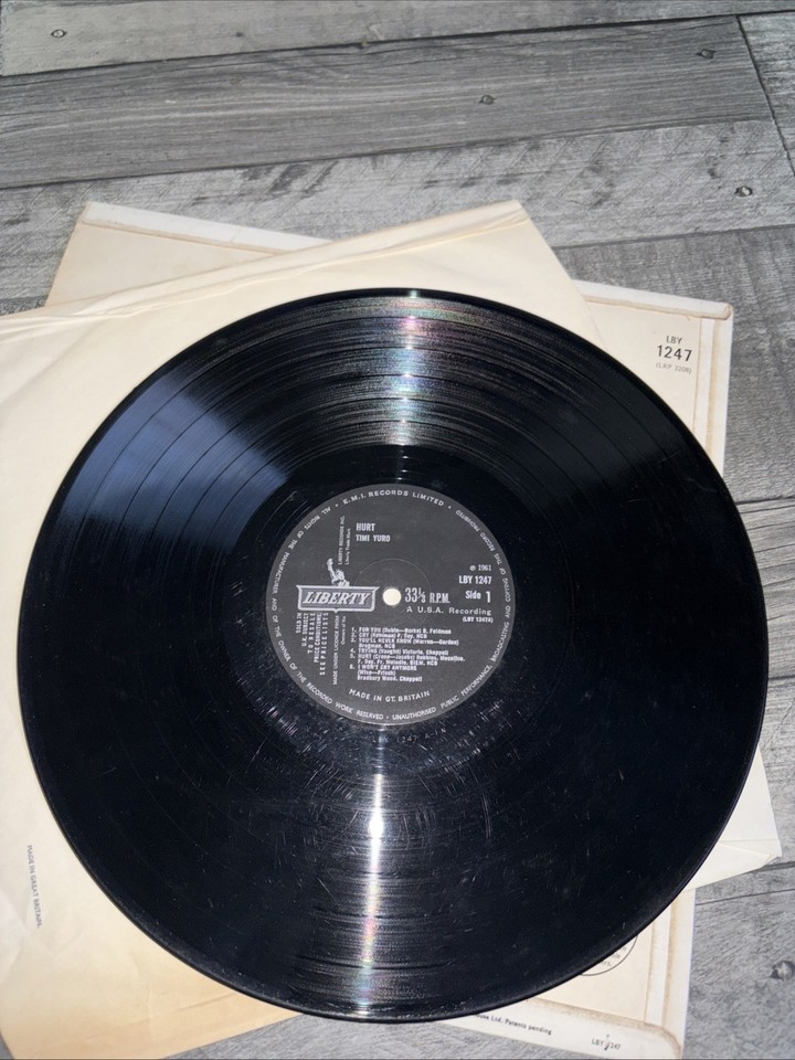 Timi Yuro - Hurt!!!!!!! - 12” Vinyl Record LP - 1965 Liberty UK Reissue ...