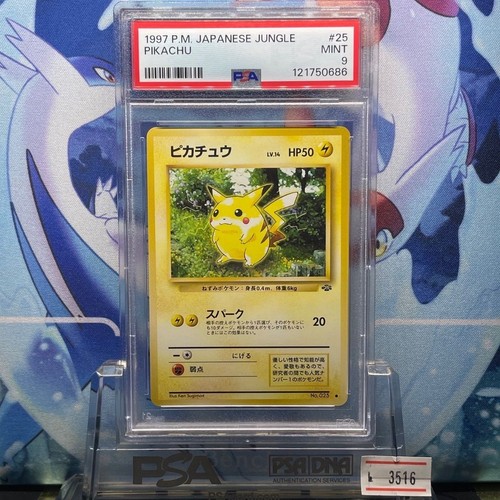 1997 Pokemon Japanese Jungle Pikachu #25 PSA 9 Mint Card | eBay