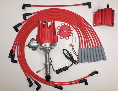 Small Cap BUICK BIG BLOCK 400 430 455 RED HEI Distributor + RED 50K ...