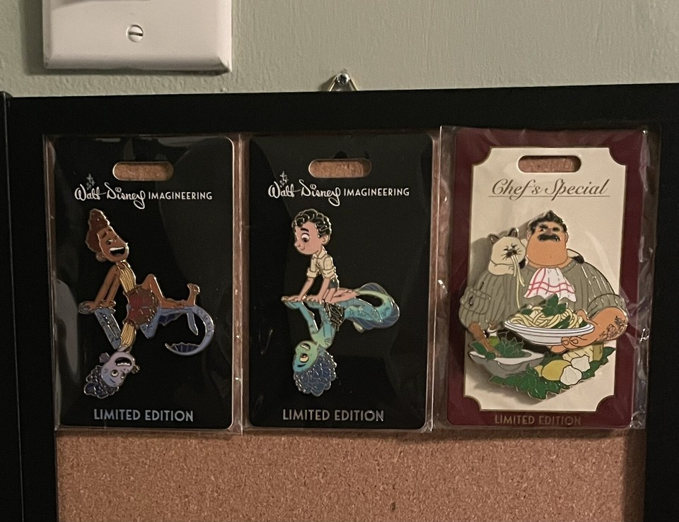 Luca Pixar COMPLETE SET Disney Pins + Fantasy Pins (Completionist) LE ...