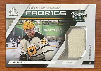 2023-24 SP Game Used Jan Rutta Winter Classic Fabrics Jersey #WC-23 ...