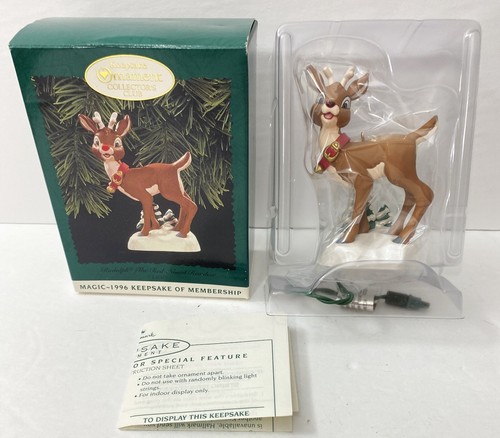 Hallmark Keepsake 1996 Rudolph The Red Nosed Reindeer Magic Ornament ...