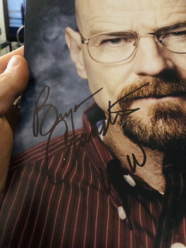 Bryan Cranston Signed 10x8 Autograph Photo - BREAKING BAD - Walter ...