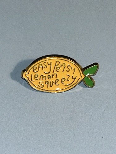 Easy Peasy Lemon Squeezy Lapel Pin for Hat Purse Tie NEW | eBay