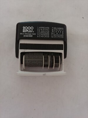 Cosco 2000 PLUS Micro Message Dater, Plastic, Self-Inking (COS011 ...