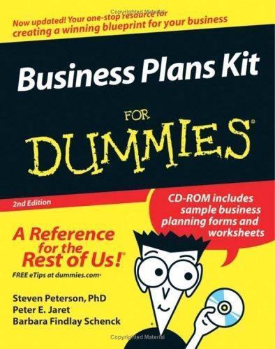 Business Plans Kit for Dummies . 9780764597947| eBay