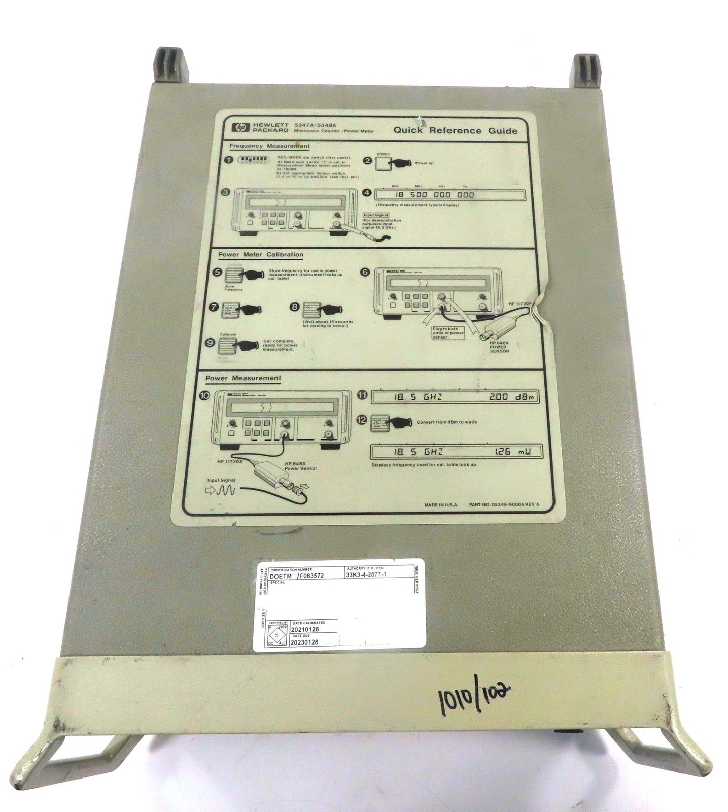 HP Counter Power Meter With Case 5347A Option H06 for sale online | eBay