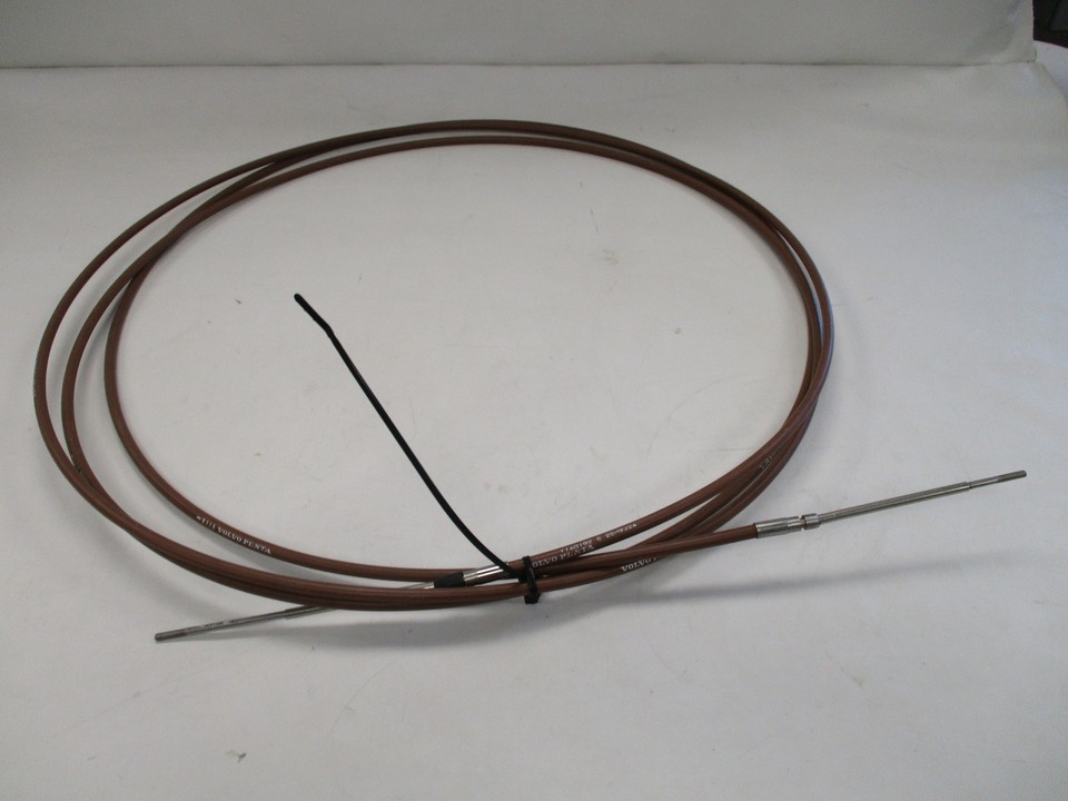 VOLVO PENTA SHIFT & THROTTLE CONTROL CABLE 21' FT BROWN 1140192 MARINE ...