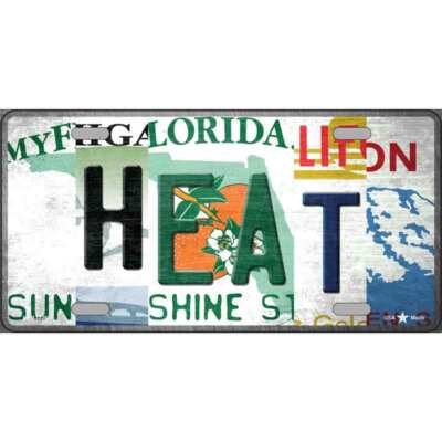 Heat Strip Art Novelty Metal License Plate Tag Tag LP-13226 | eBay