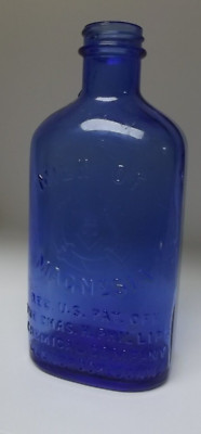 Milk of Magnesia blue bottle GLENBROOK CONN. K 929 | eBay