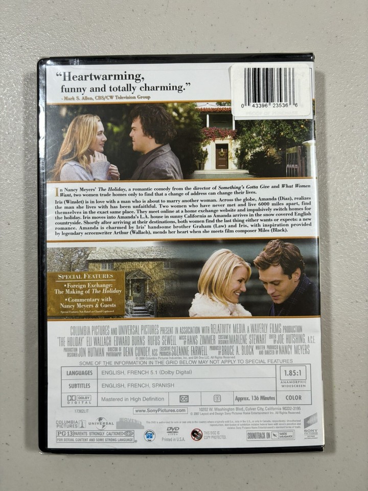 The Holiday (DVD, 2006) NEW & Factory Sealed | eBay