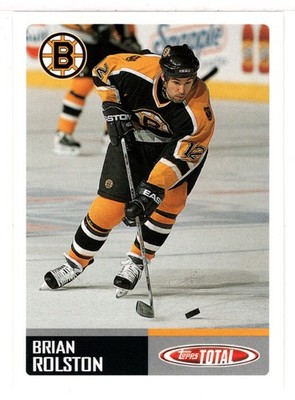 Brian Rolston - Boston Bruins (Hockey Card) 2002-03 Topps Total # 376 ...