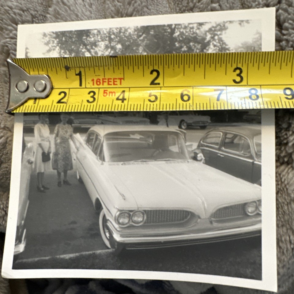 Vtg Original Photo 3x3 1959 Pontiac Star Chief, Chevy, TBird, Bug, 1963 ...